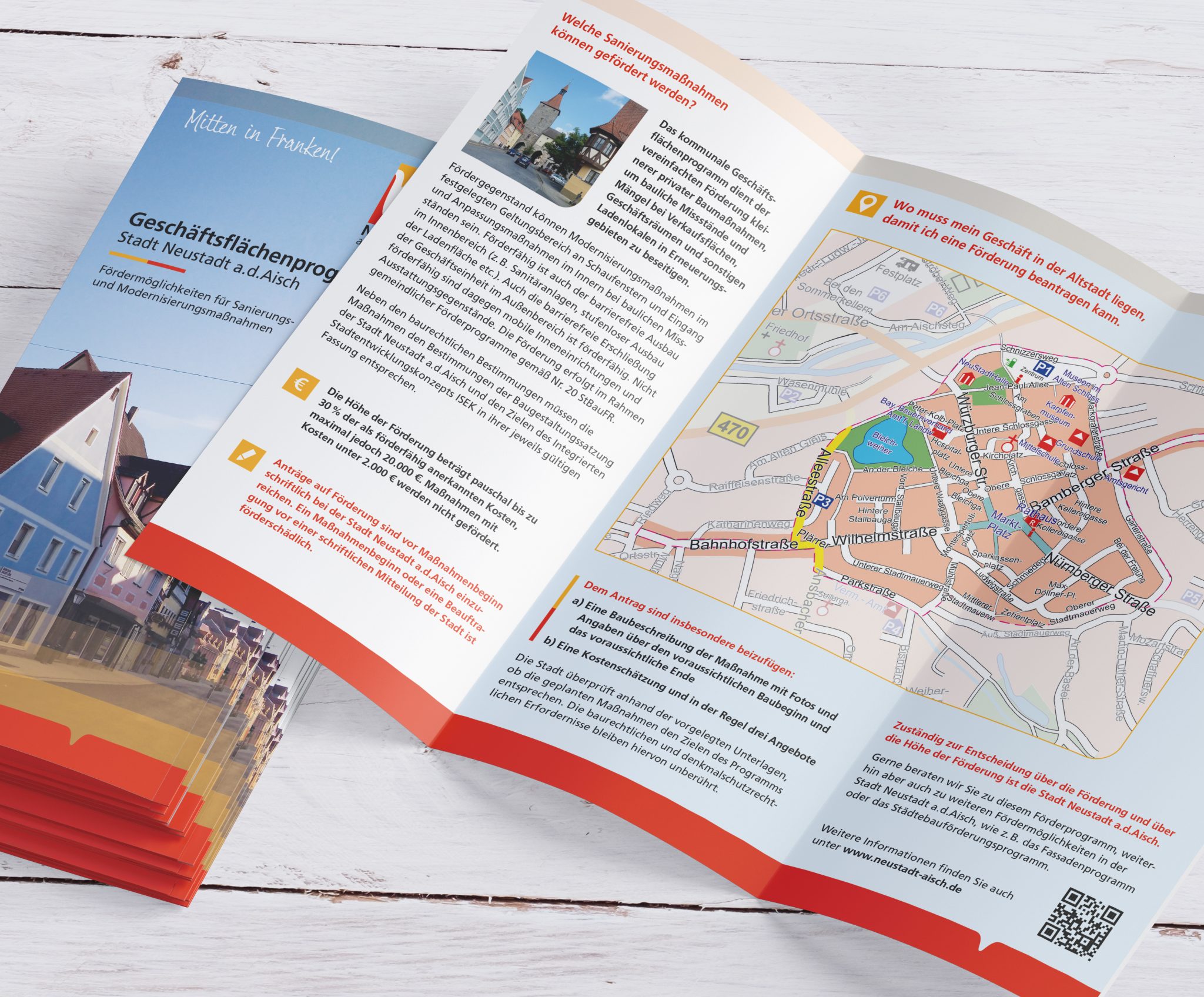 Flyer Stadt Neustadt Aisch - 100gbesser Werbeagentur Neustadt/Aisch